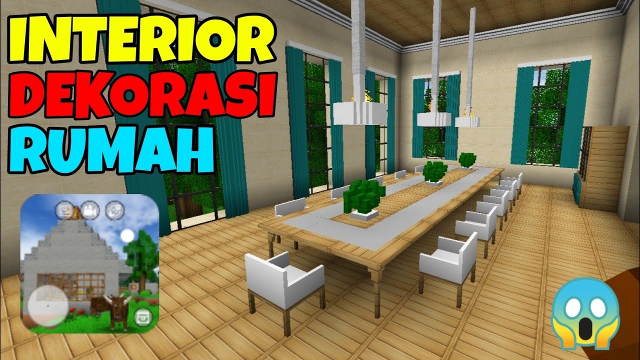 INTERIOR/DEKORASI RUMAH MINI BLOCK CRAFT - YouTube