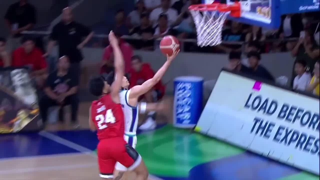 Jayson David CHASEDOWN BLOCK leads to Abarrientos TRIPLE for Ginebra ...