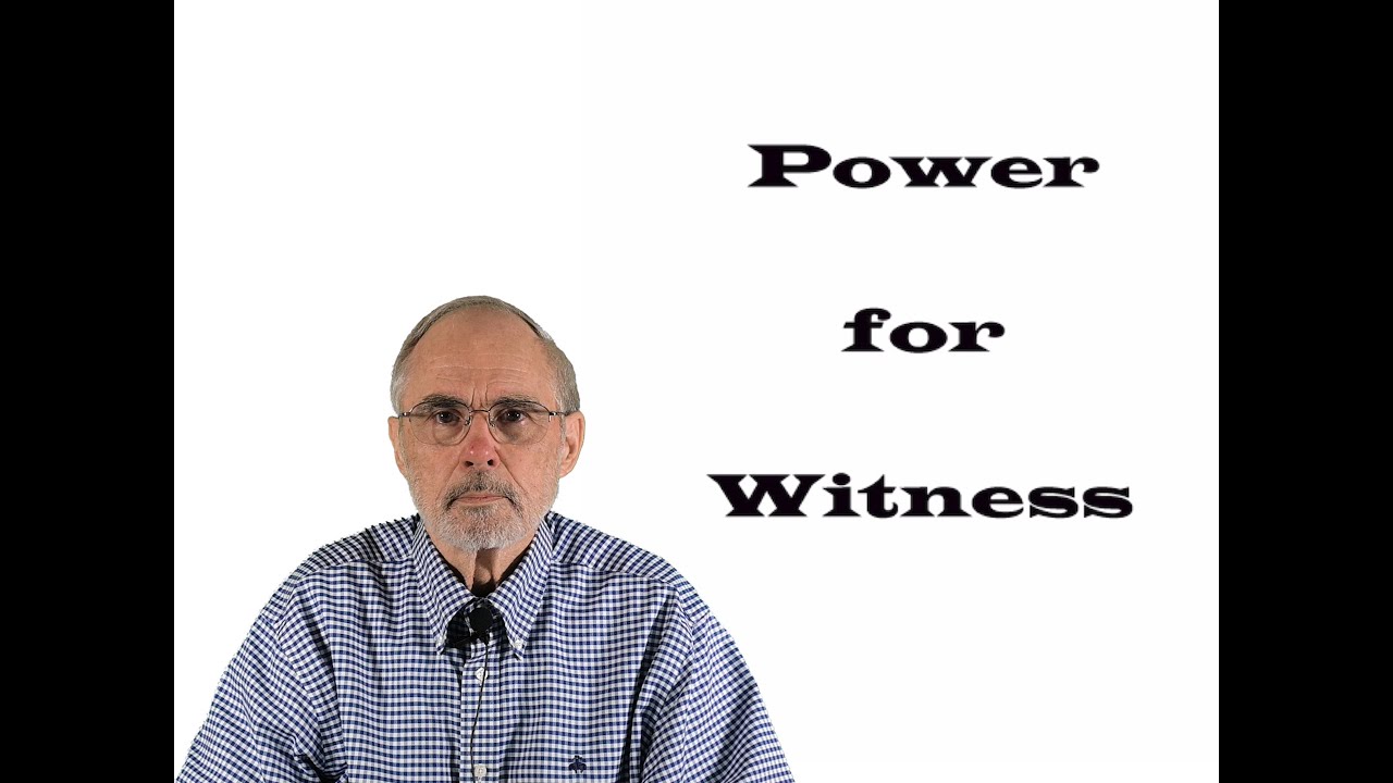 Power For Witness - YouTube