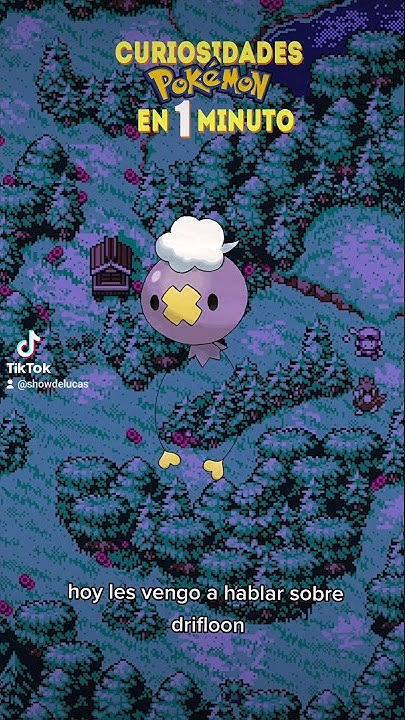 Curiosidades Pokemon en 1 minuto: El Pokemon más terrorífico 👻 Drifloon #pokemon #top - YouTube