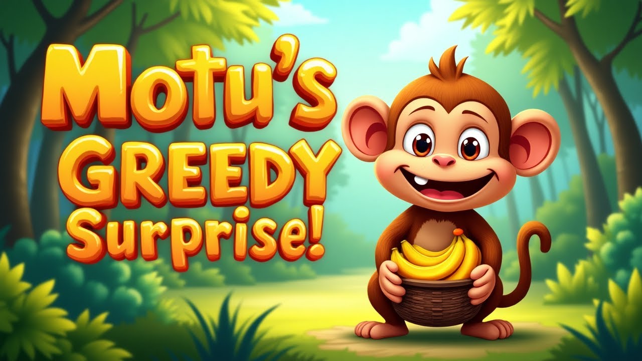 The Greedy Monkey: A Tale of Sharing and Happiness - YouTube