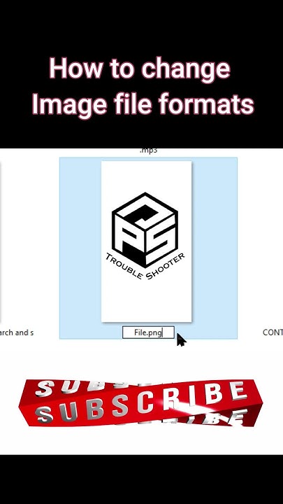 How to change image file format #shorts - YouTube