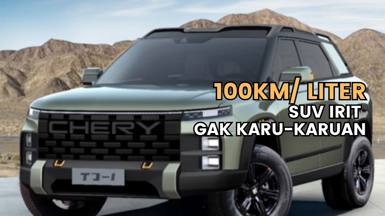 Siap Hadang Pajero dan Fortuner, Chery TJ-1 SUV Irit Asal China - YouTube