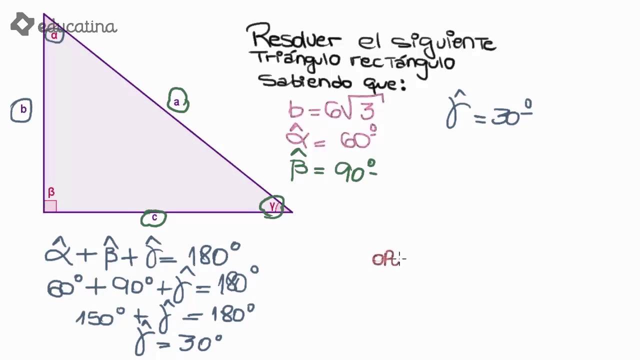 Triángulo Rectángulo 30 60 90