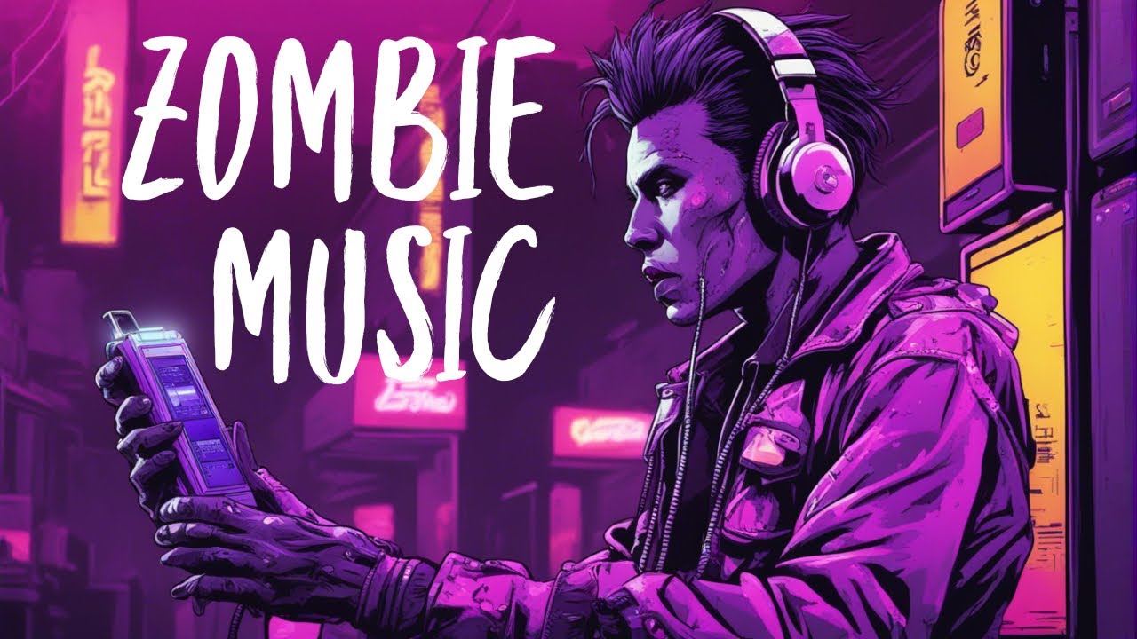 1 Hour of Zombie Music, Retro, Instrumental, Halloween, Dark - YouTube