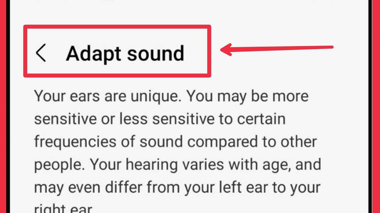 What is Adapt sound & Use This Feature in Samsung Phones - YouTube