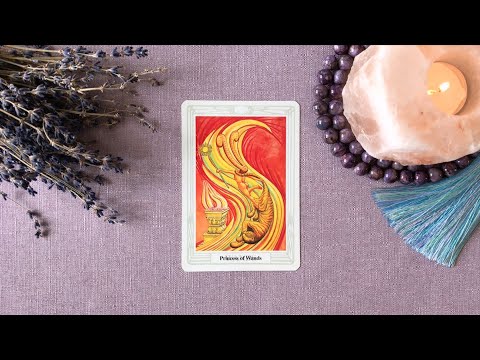 Princess of Wands - Thoth Tarot Meanings - YouTube