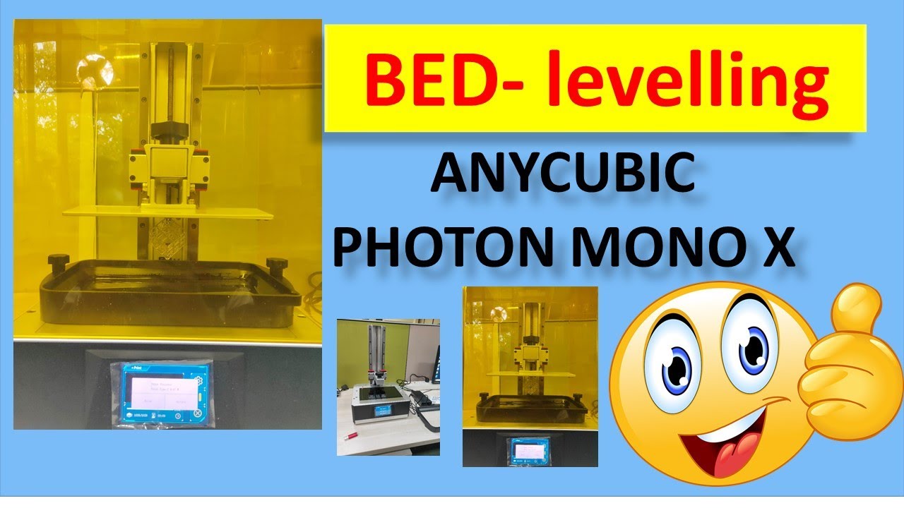 Anycubic Photon MONO X Bed Levelling I DLP printer I 3D printer - YouTube