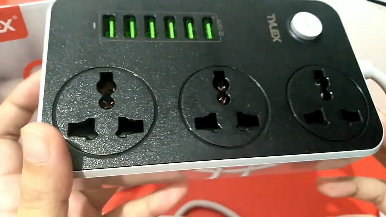 TYLEX X-E01 6 USB Power Strip Review - YouTube