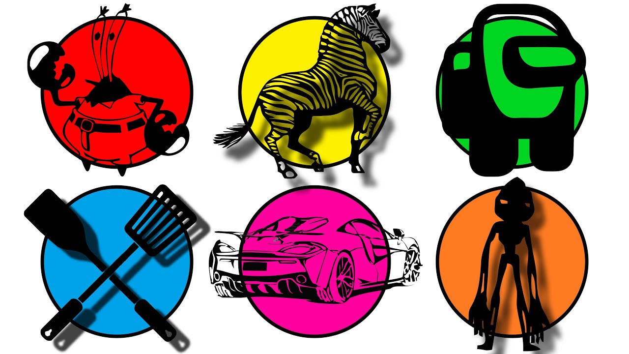 GTP Mr Crab, Among Us, Zebra, Spatula, Hot Wheels, Poop Head - YouTube