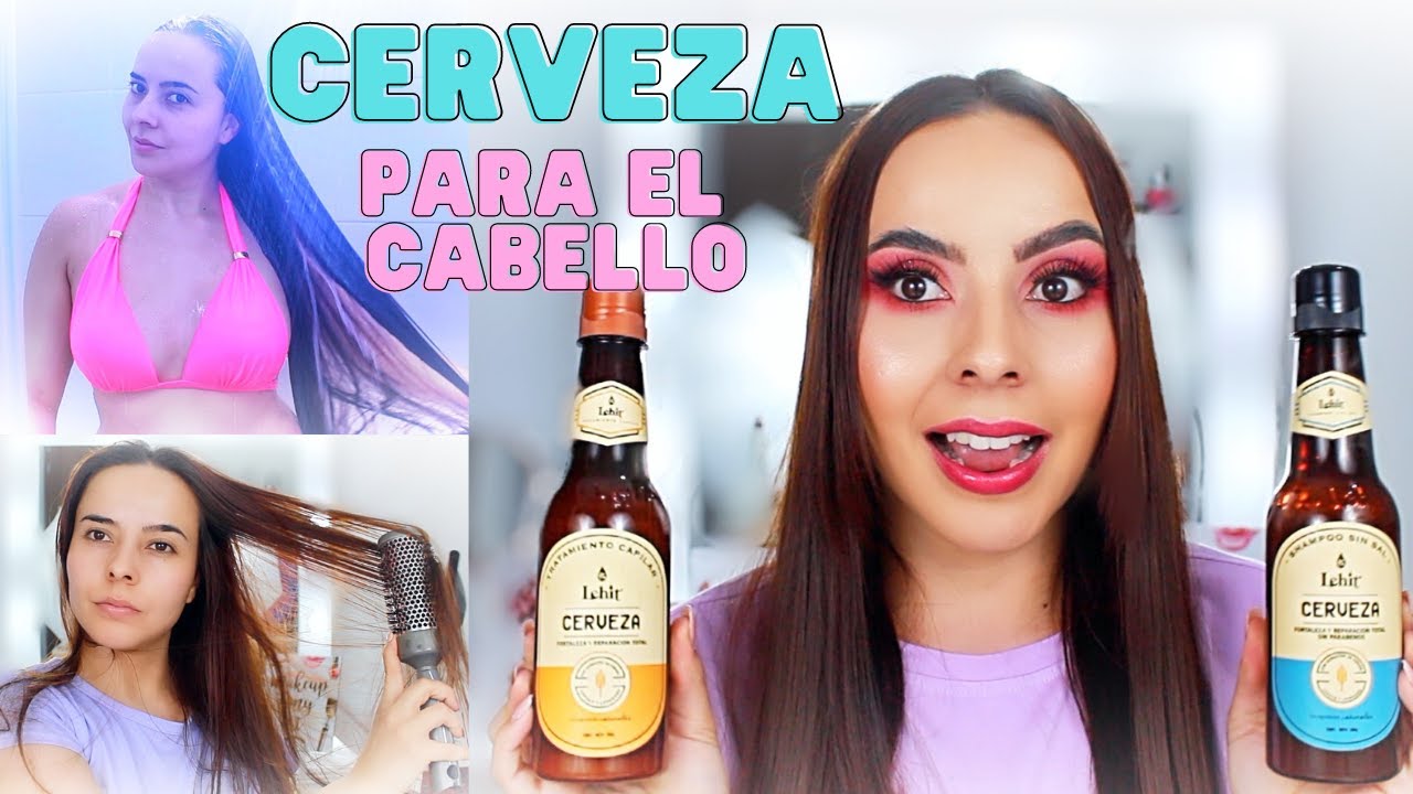 Como cuido mi cabello con CERVEZA de la marca LEHIT (Productos ...