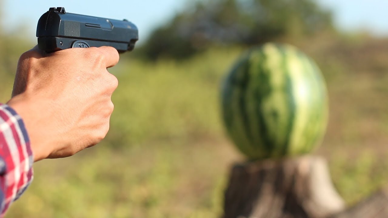 Airsoft Gun vs Watermelon - 14 Crazy Airsoft Gun Experiments - YouTube