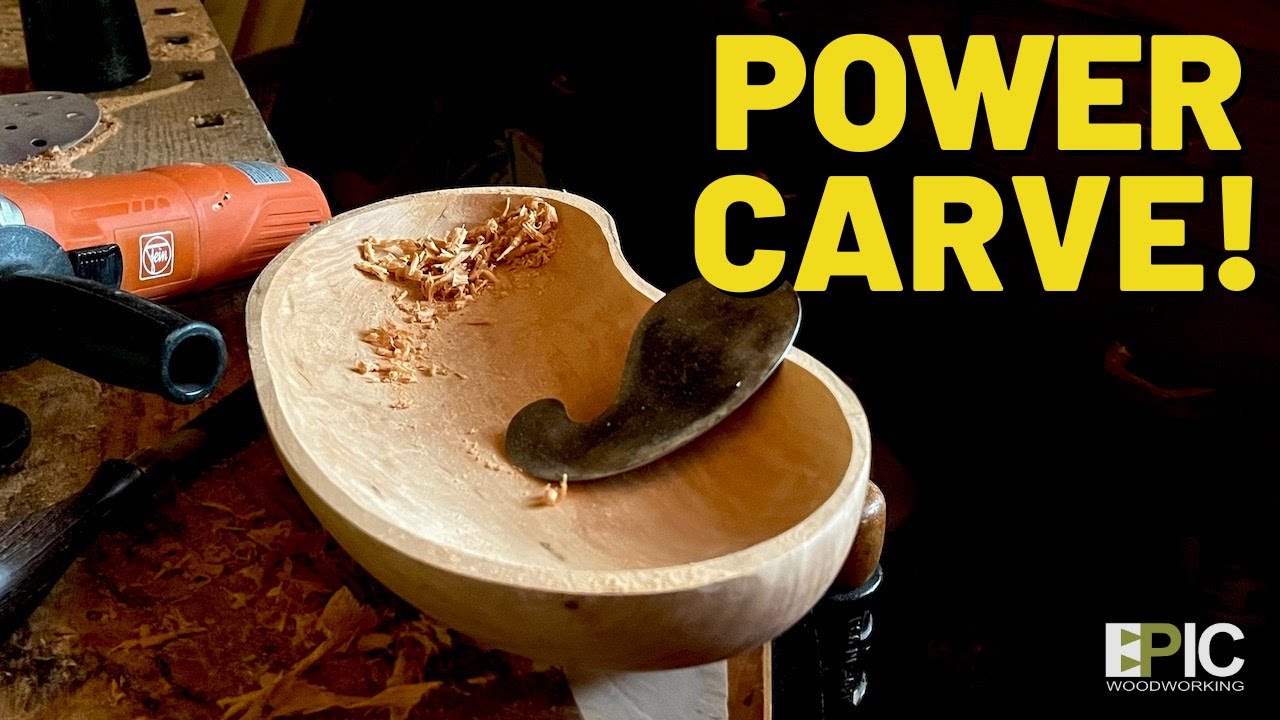 How to Power Carve Wood - YouTube