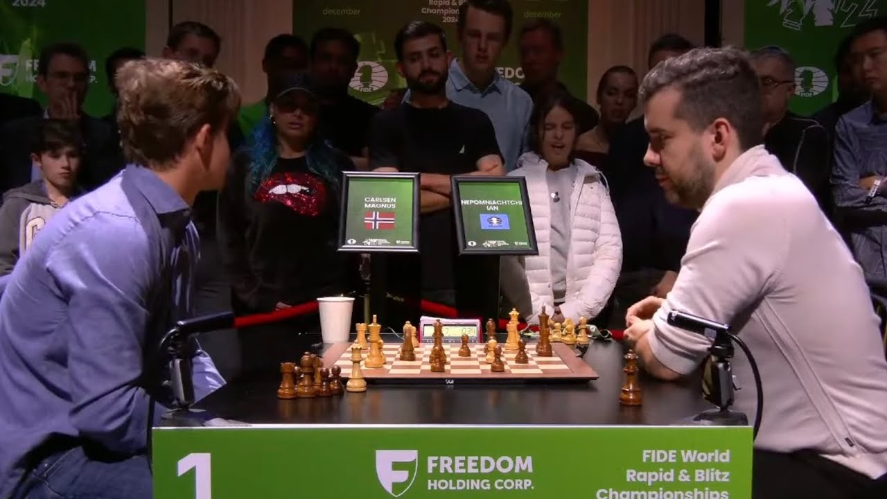 MAGNUS VS IAN NEPO | World Blitz Chess 2024 - YouTube