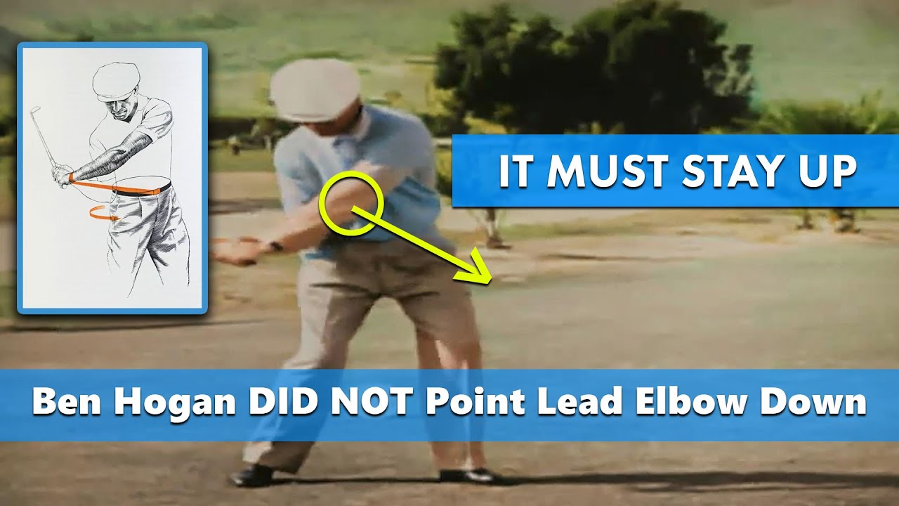 Ben Hogan - Importance of Lead Arm & Elbow - YouTube