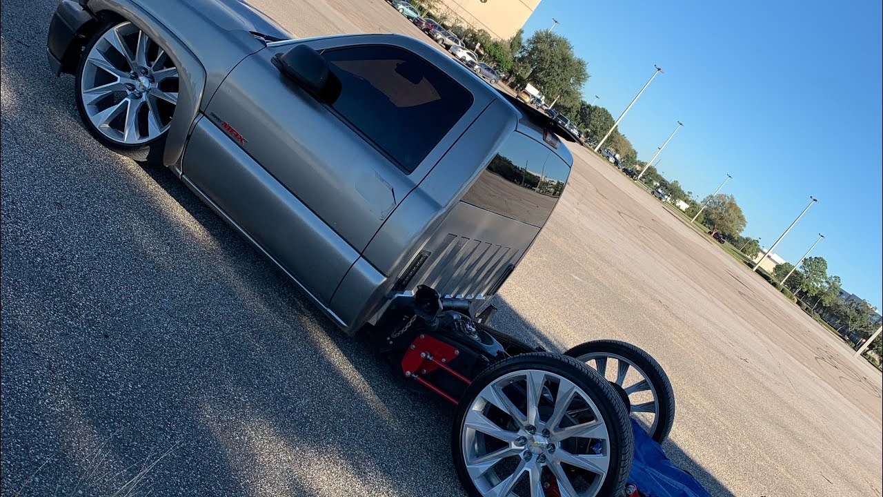 Silverado bagged 26 Ltz replicas Air lift 3h Kp Components - YouTube