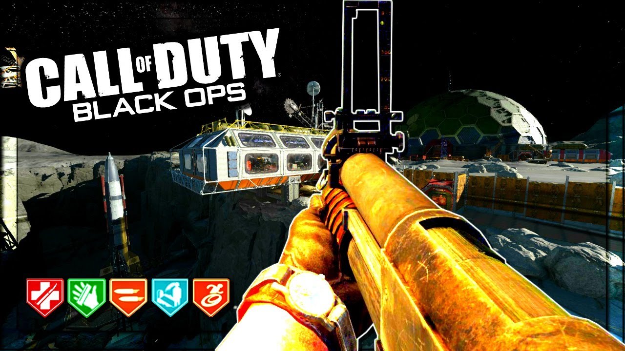 ZOMBIES ON THE MOON!!! | Call Of Duty Black Ops 1 Zombies Moon 2 Box ...