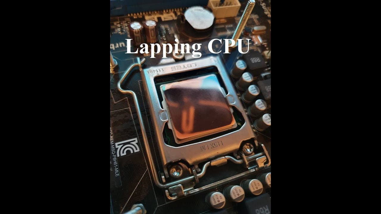 Polimento no processador core I5 2500K - Lapping cpu - YouTube