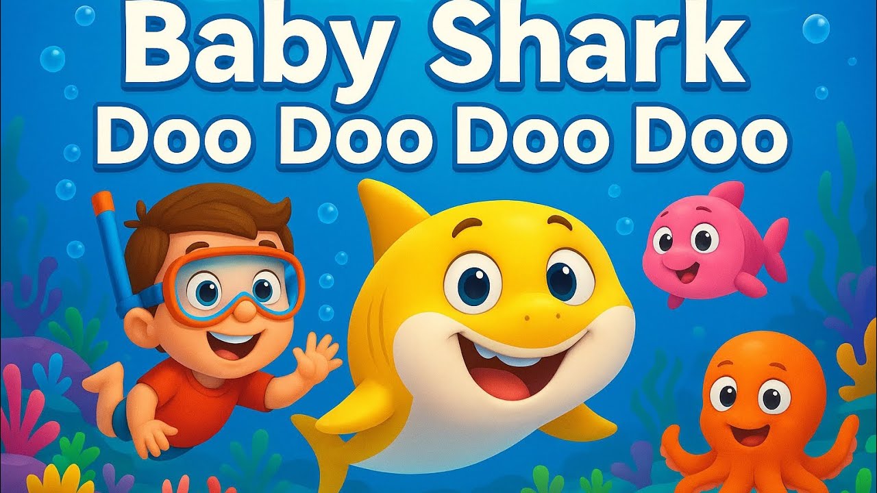 🦈 Baby Shark Do Do Do 🌊 | Fun Family Dance Song for Kids 🎶 | Baby ...
