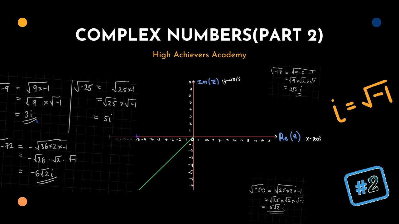 Complex Numbers Part 2: Argand Diagram & Solving Quadratics - YouTube