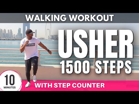 10 Min Usher Walking Workout│Indoor Walk at Home│Feel Good & Energised