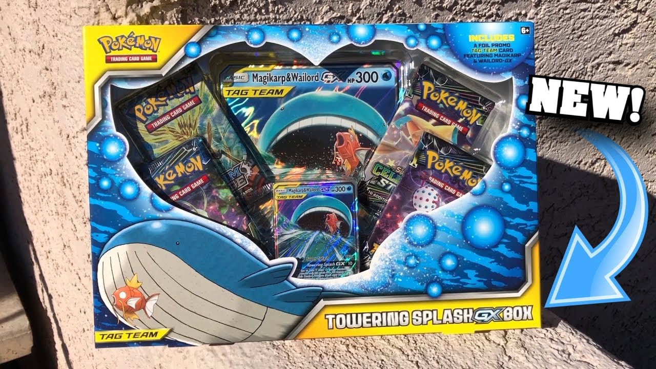 *BRAND NEW ULTRA RARE CARDS!* Opening The TOWERING SPLASH GX POKEMON ...