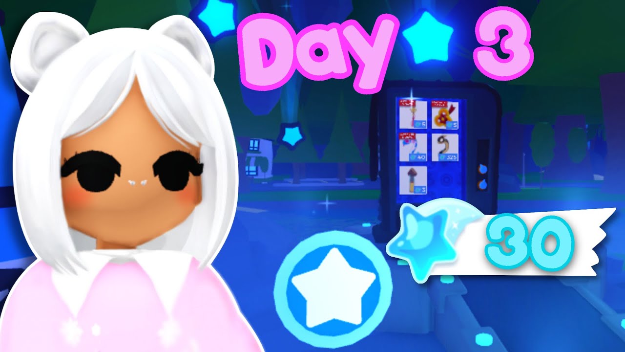 ALL the SHOOTING STAR Locations *30 STARS* in Adopt me! Day 3 - YouTube
