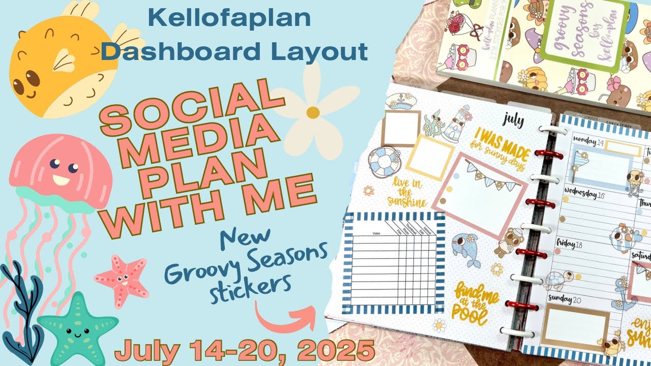 DASHBOARD LAYOUT PLAN WITH ME | JUL 14-20 | SOCIAL MEDIA | KELLOFAPLAN ...