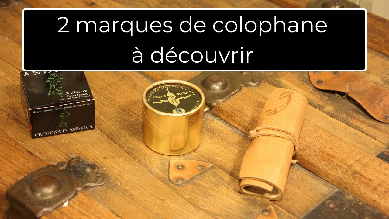 2 marques de colophane à découvrir - YouTube