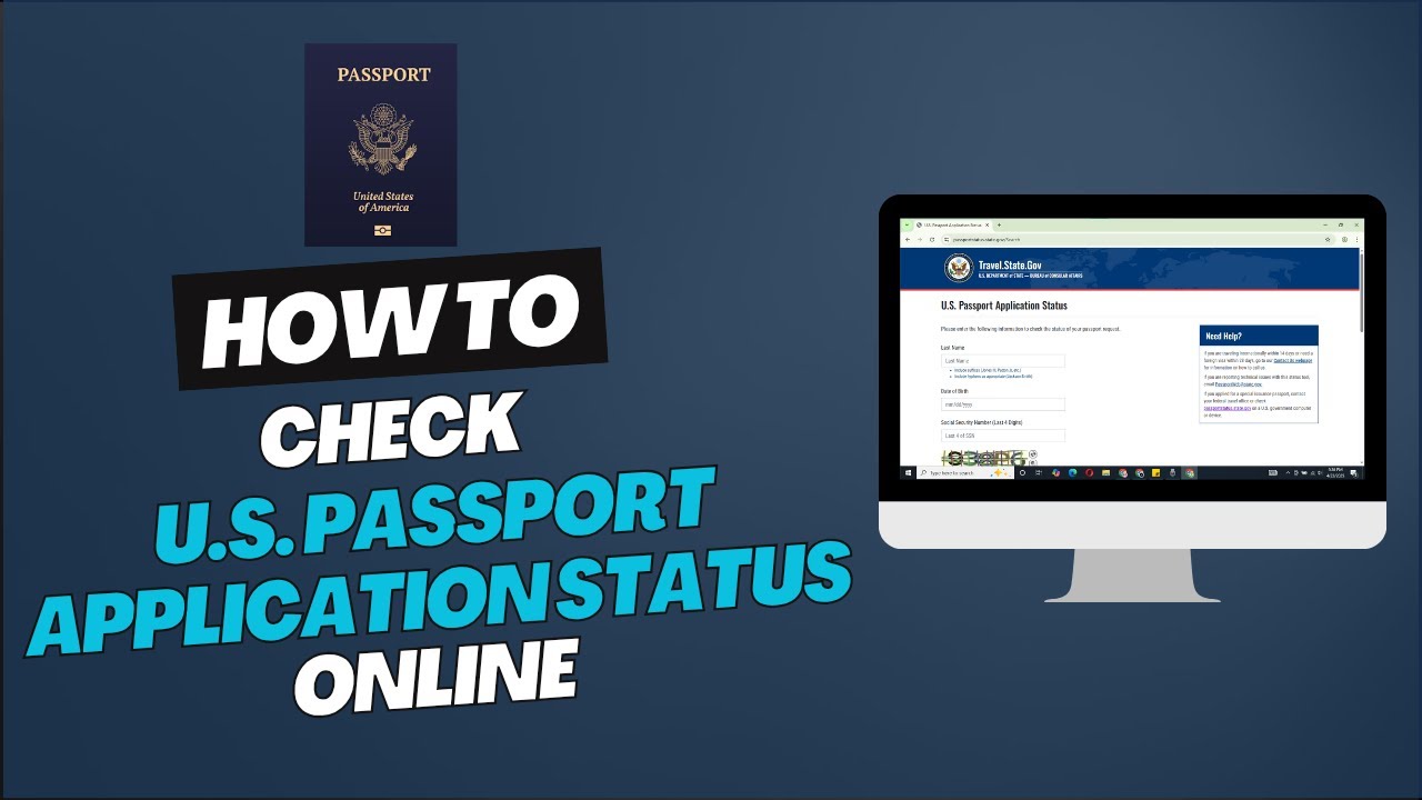 HOW TO CHECK U.S. PASSPORT APPLICATION STATUS ONLINE (FULL GUIDE 2025 ...