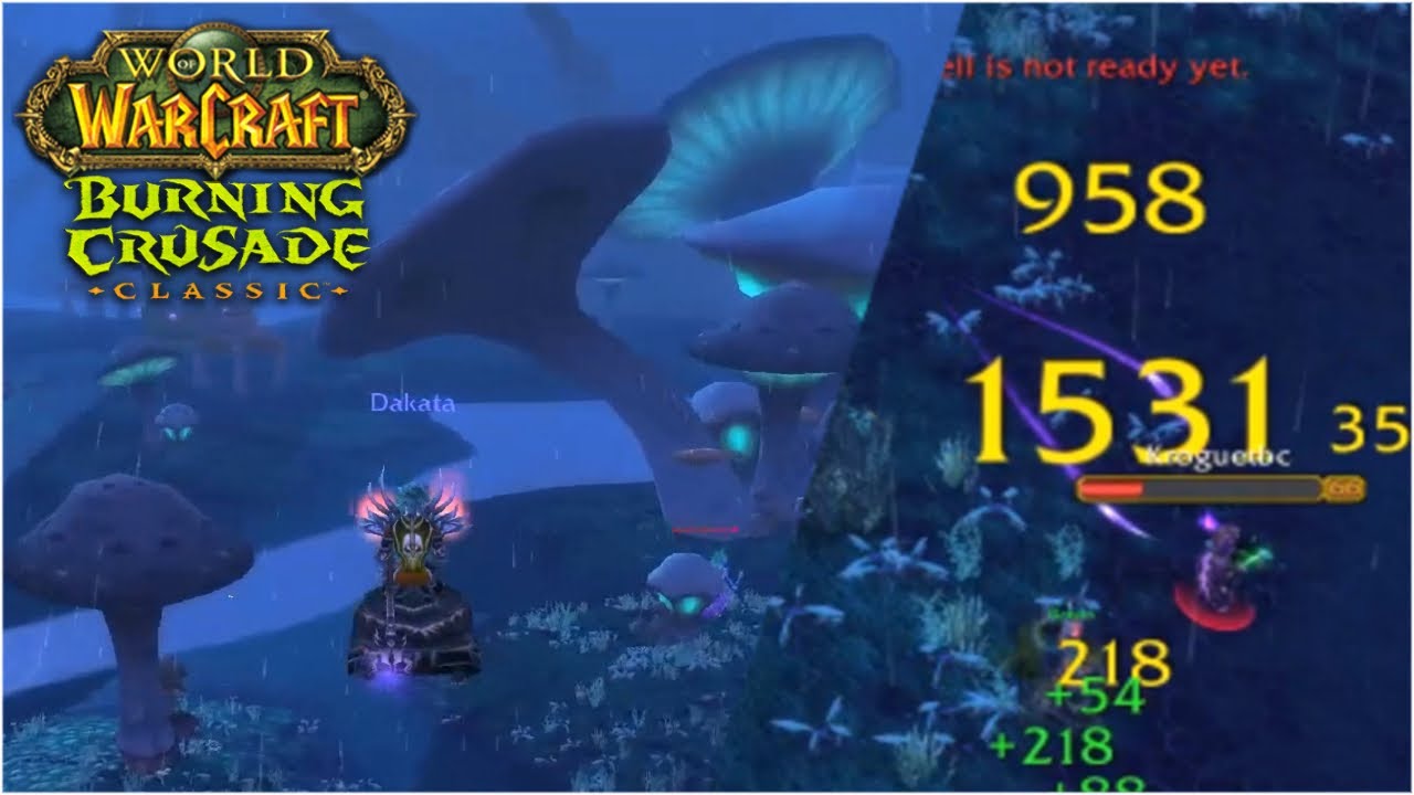 Shadow Word: Death is HUGE | Zangarmarsh | TBC Classic WoW Beta ...