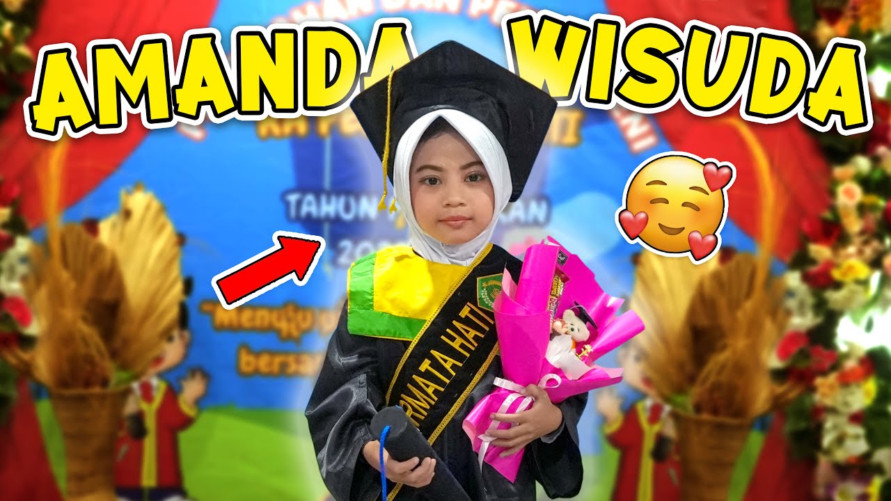 ALHAMDULILLAH AMANDA LULUS TK MENARI INDIA GEMES BANGET!! - YouTube