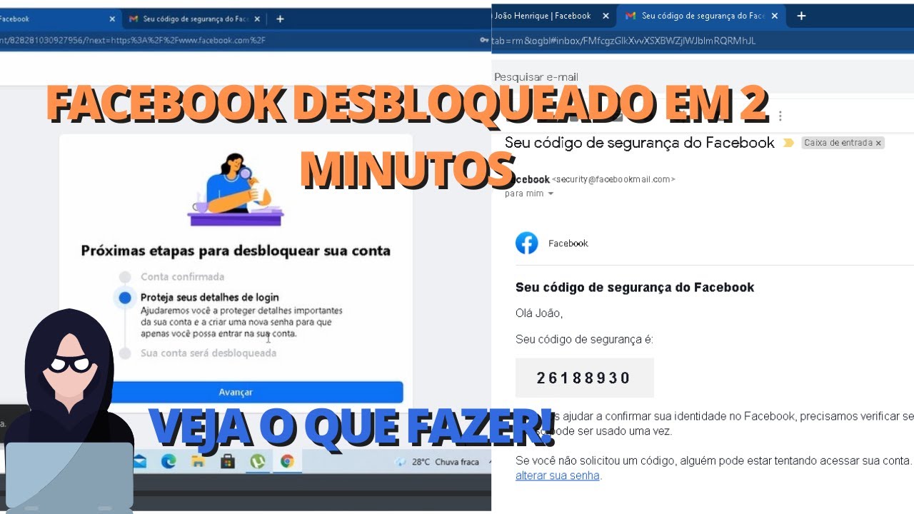 COMO DESBLOQUEAR CONTA DO FACEBOOK BLOQUEADO (SOLUÇÃO) - YouTube