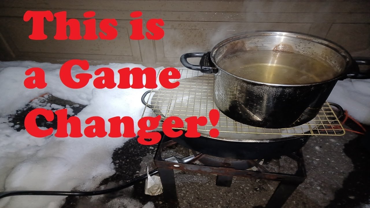 Backyard Maple Syrup Simple and Easy Part 3 - Game Changer: Pre-heater ...