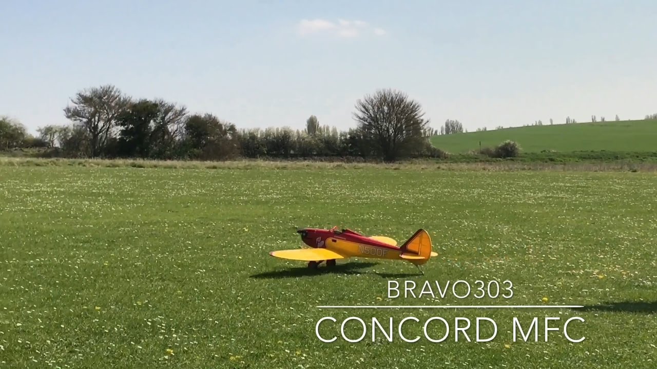 Seagull Models Fly Baby RC Nitro Plane - CONCORD MFC - YouTube
