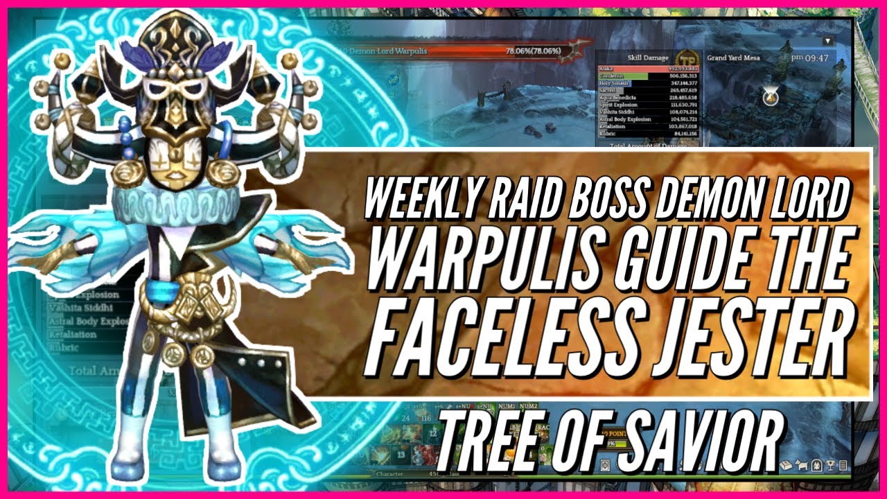 Weekly Raid Boss: Demon Lord Warpulis - The Faceless Jester | Tree of ...