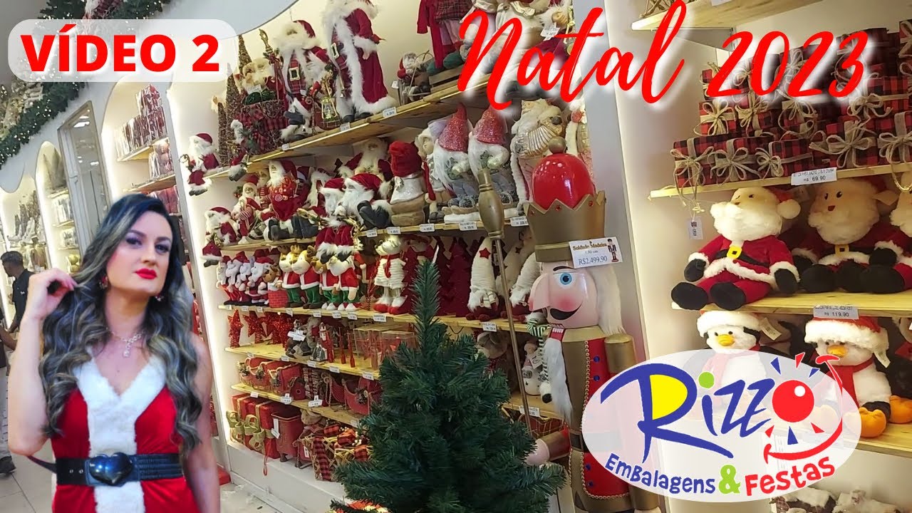 Já é Natal 2023 na loja RIZZO Parte 2| Top em Orlando - YouTube