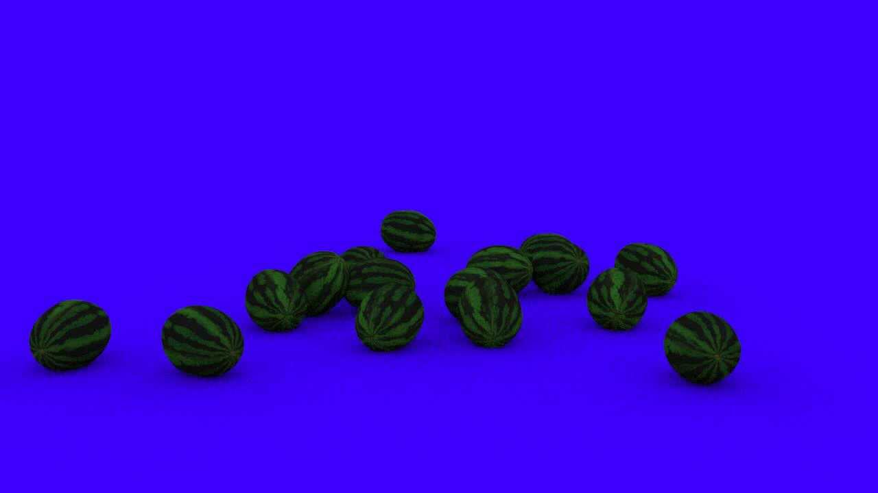 watermelon falling down in green screen free stock footage - YouTube