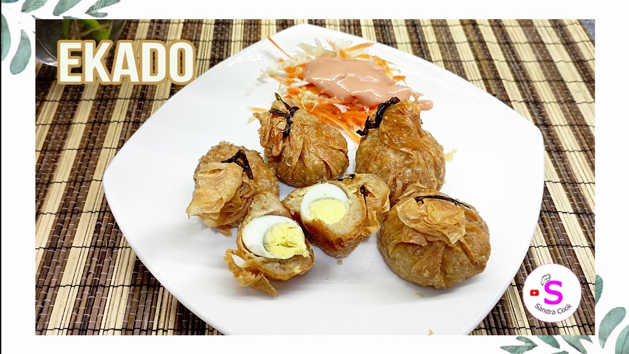 RESEP EKADO + SALAD ALA HOKBEN |BEKAL ANAK SEKOLAH - YouTube