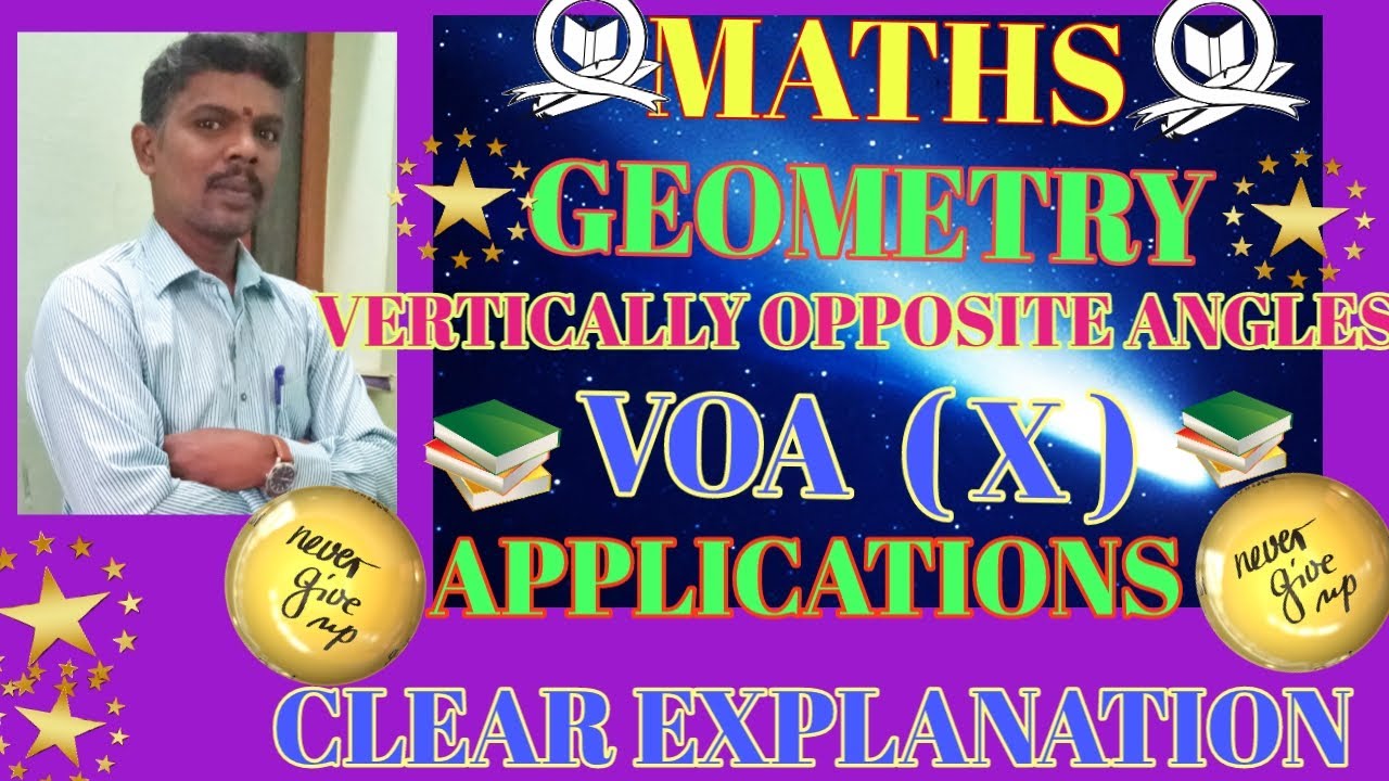 MATHS : VERTICALLY OPPOSITE ANGLES(VOA ) AND ITS APPLICATIONS LEARN ...
