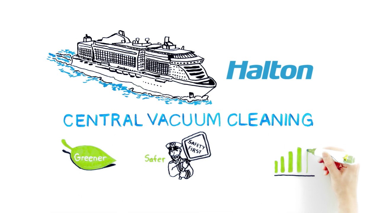Halton Central Vacuum Cleaning System on Board - YouTube