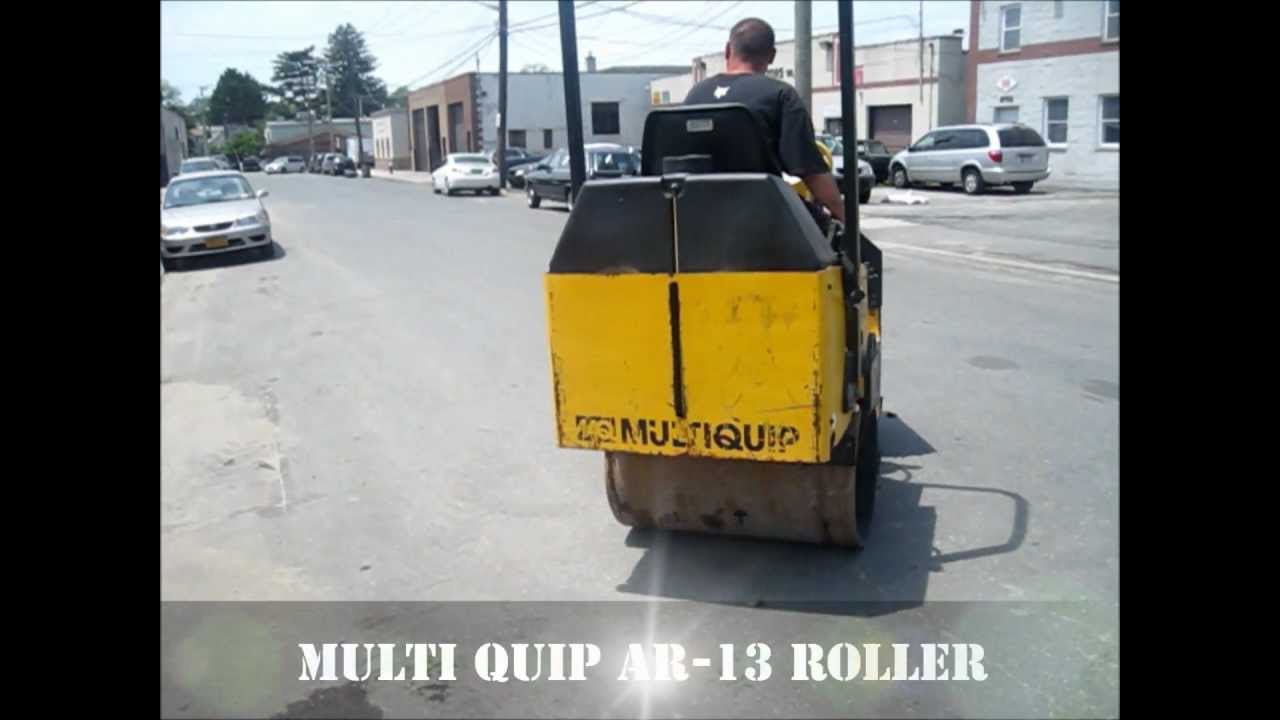 Rolling in a MULTIQUIP ROLLER | Gold Star Equipment Supply Inc. | Used ...