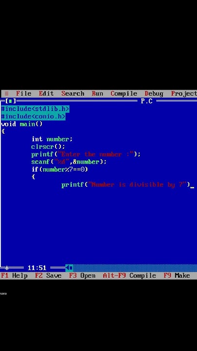 Check The Number Is Divisible By 7 Or Not In C Program Pratham Modesara Youtube