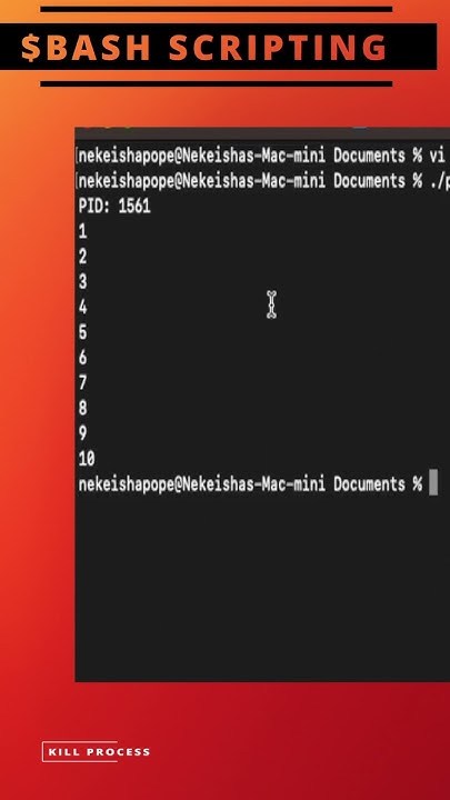 Linux signal | kill process #shorts #linux #bashscripting #shellscripting #linuxforbeginners # ...