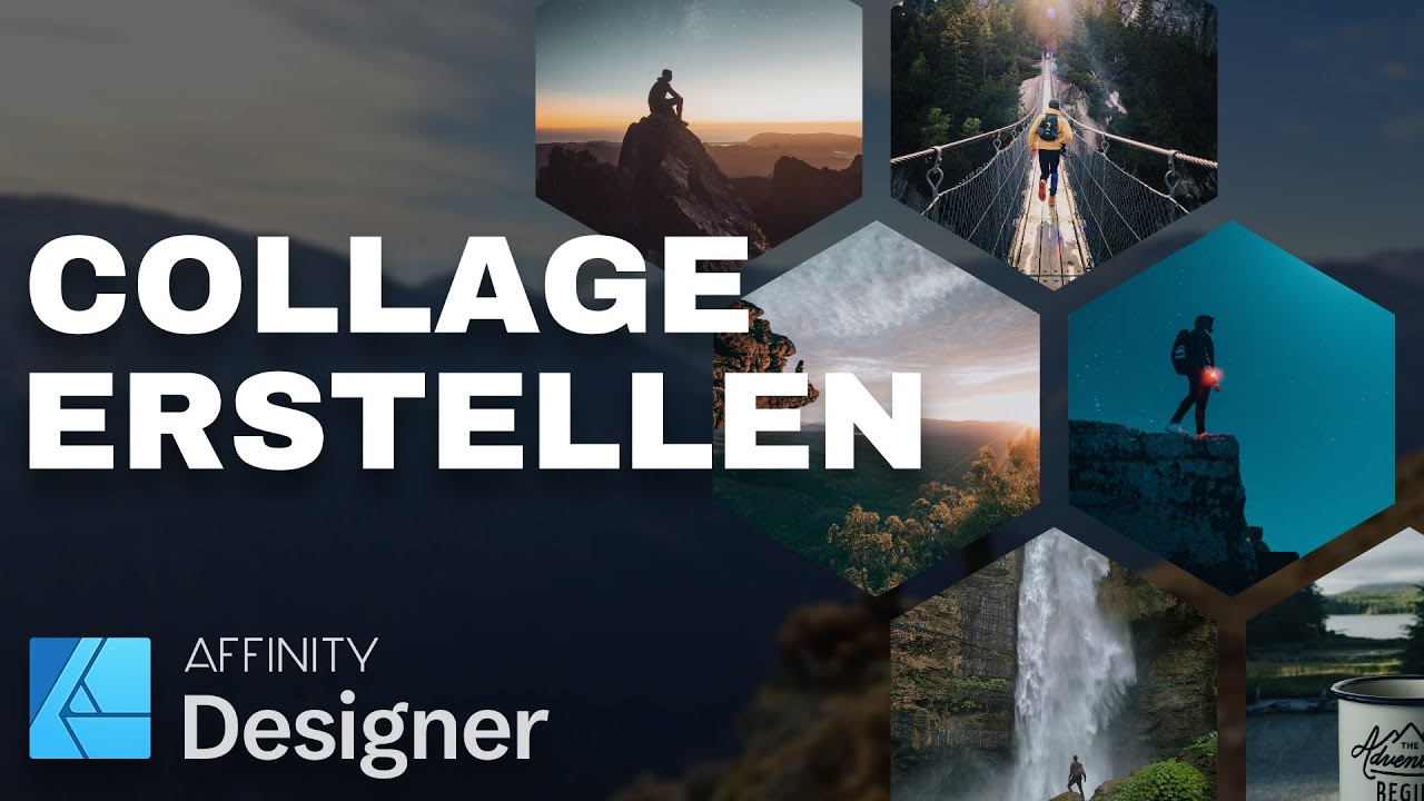 Affinity Designer – Collage Erstellen [Tutorial Deutsch] - YouTube