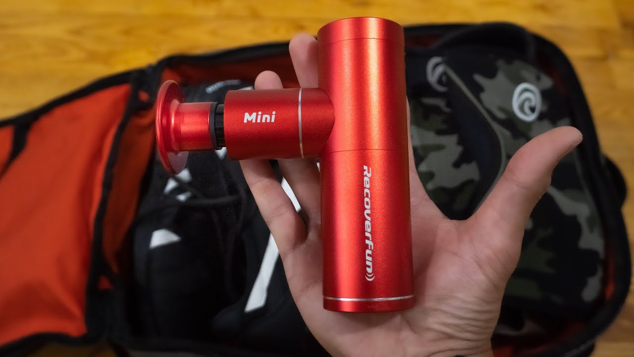 This mini massage gun is impressive, compact, and AFFORDABLE! - YouTube