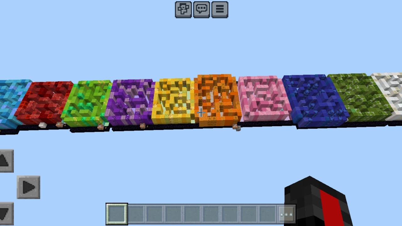 Minecraft Rainbow Maze! - YouTube