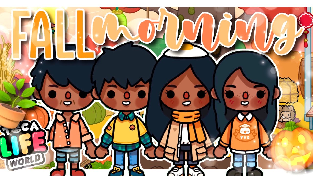 🍂| FAMILY FALL MORNING ROUTINE! || Toca Boca Roleplay - YouTube