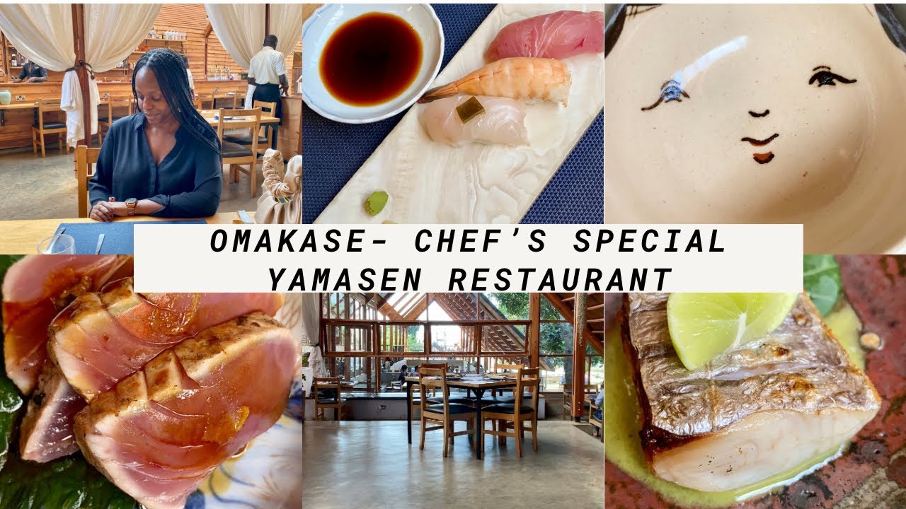 OMAKASE CHEFS SPECIAL YAMASEN JAPNESE RESTAURANT 🇺🇬 - YouTube