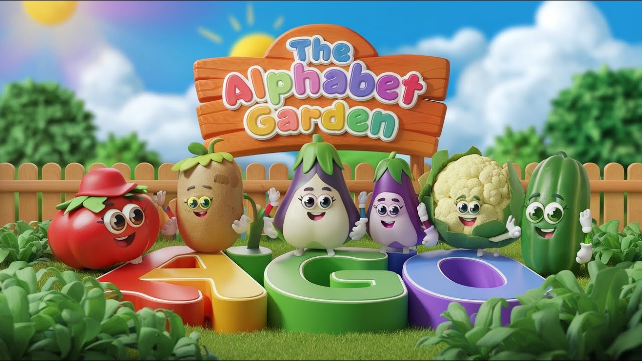 The Alphabet Garden 🌱 | Learn ABCs with Fun Veggies! - YouTube